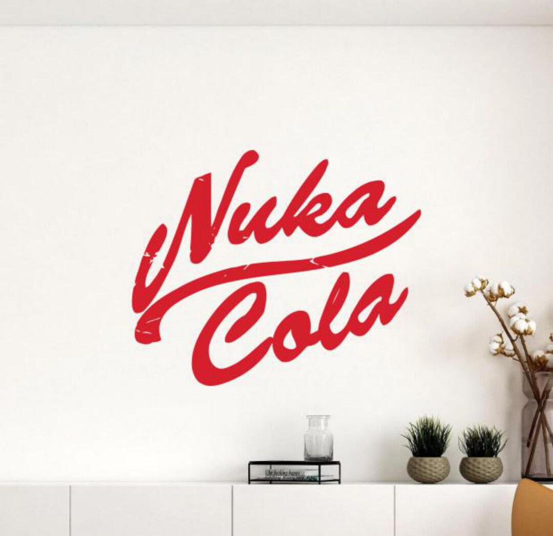 Nuka Cola Wall Decal Vinyl Sticker Wall Decor Vault Sign T Game Room Wall Art Refrigerator