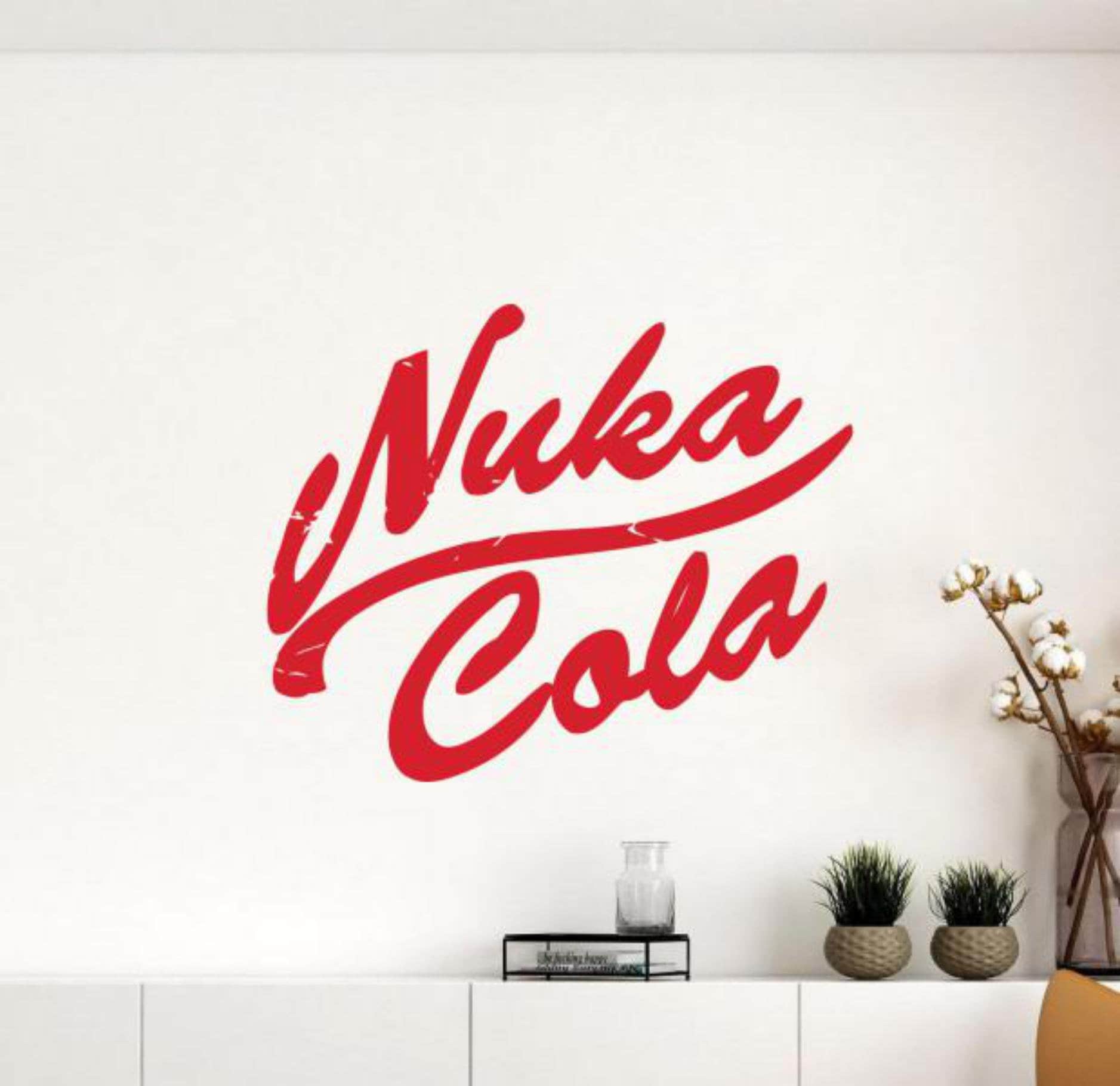 Nuka Cola Wall Decal Vinyl Sticker Wall Decor Vault Sign Gift Game Room ...