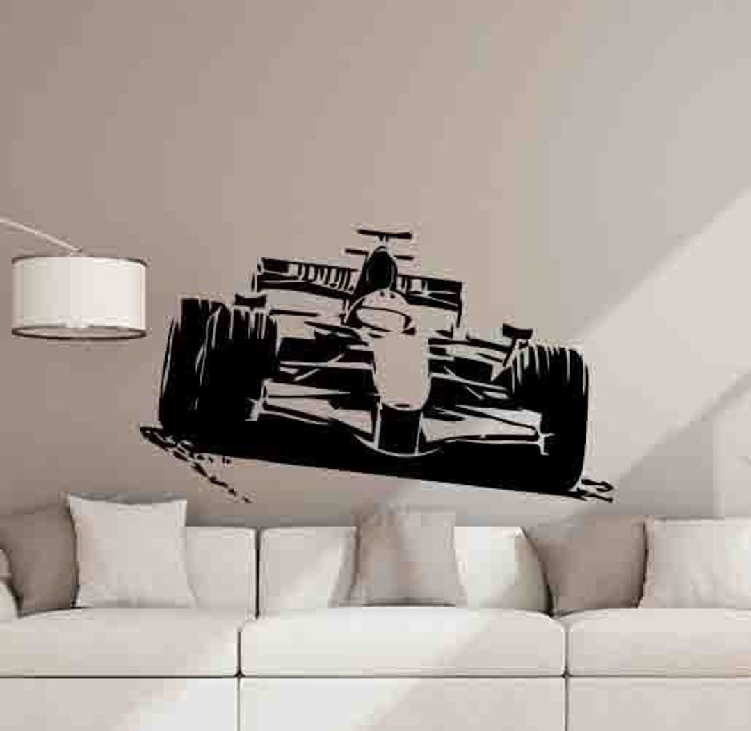 Formula One Wall Decal Racing Car Formula 1 Poster Racer Boy Gift ...