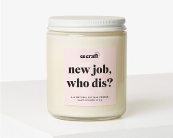 New Job Candle | Etsy
