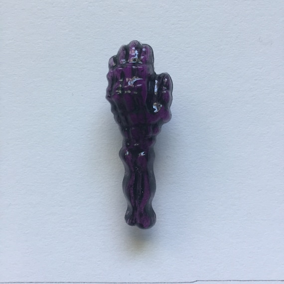 HORROR'S HAND Handmade Skeleton Arm Hand Pin PURPLE - Etsy