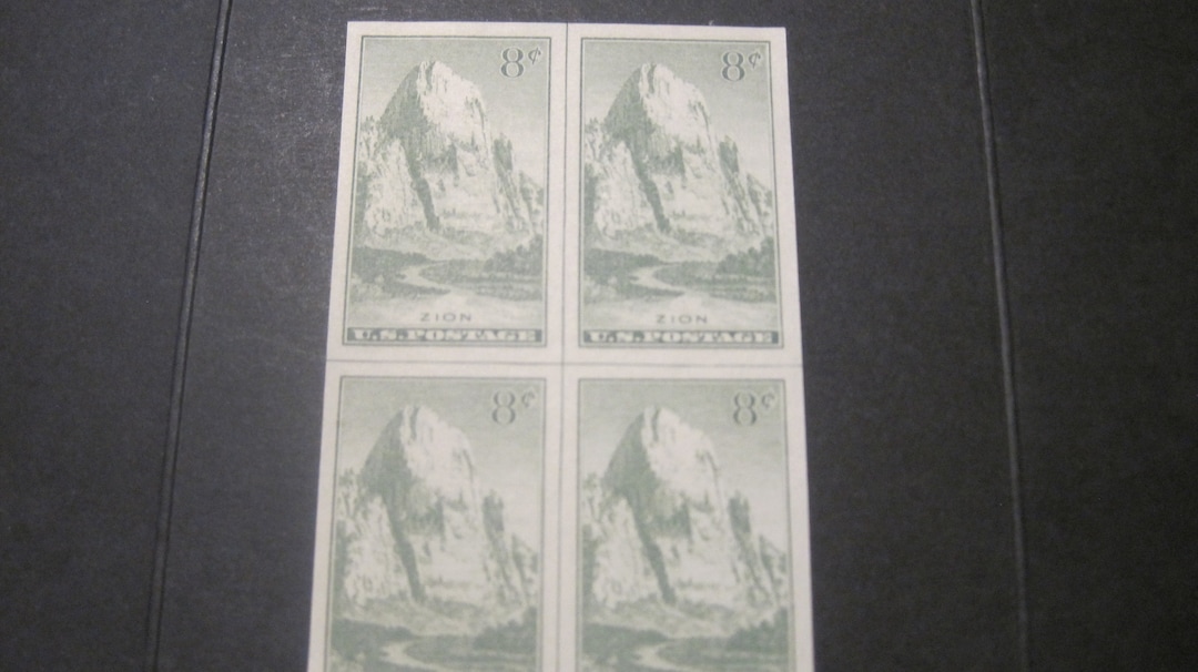US Stamps 756763 National Parks Center Line Blocks of 4 Mint - Etsy