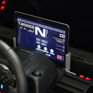 Tablet Mount w/ Hardware for SIM Racing Aluminum Profile Rig 8020 SIM ...
