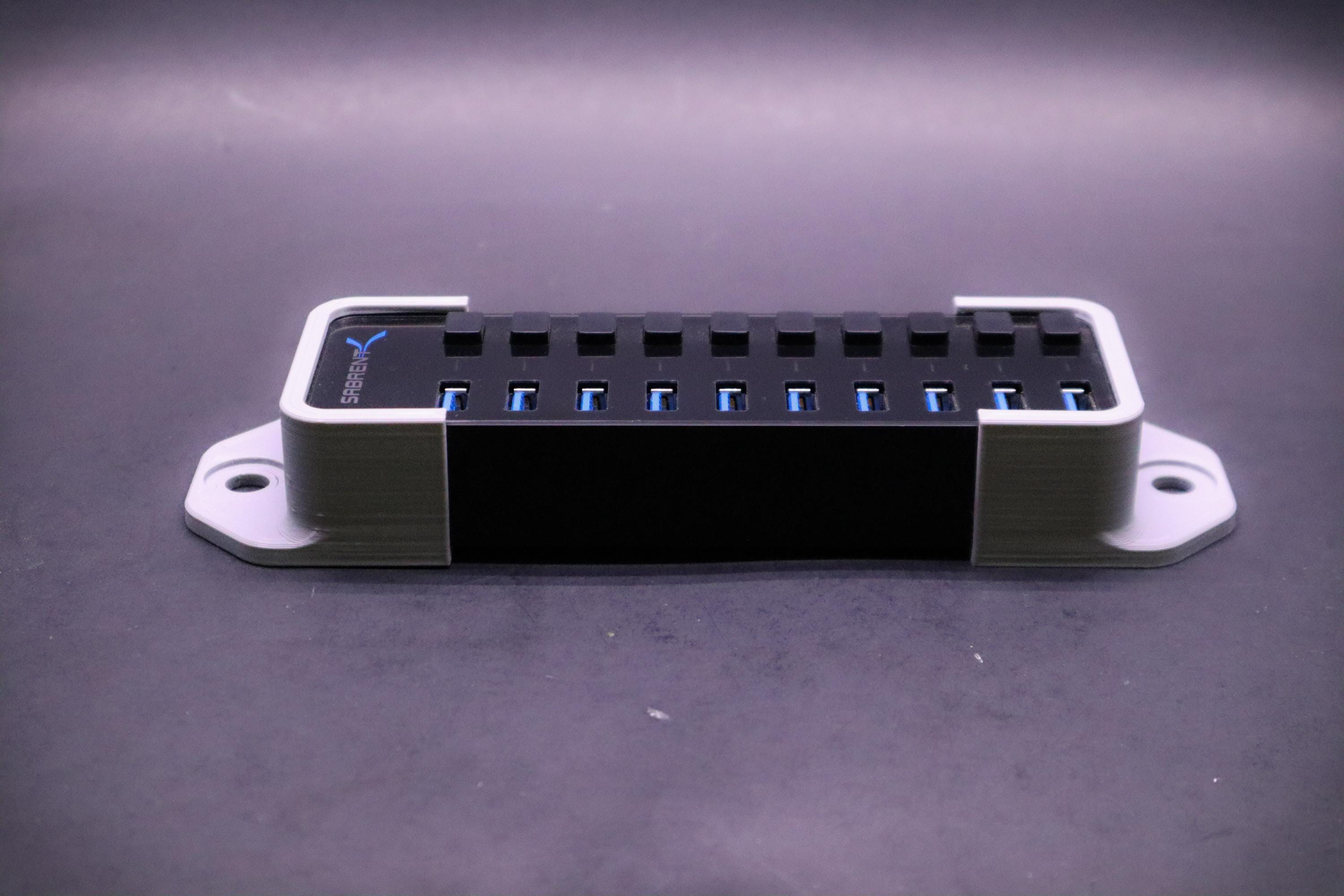 Sabrent USB Hub Mount for Sim Racing Cockpit | 7, 10, & 16-port ...