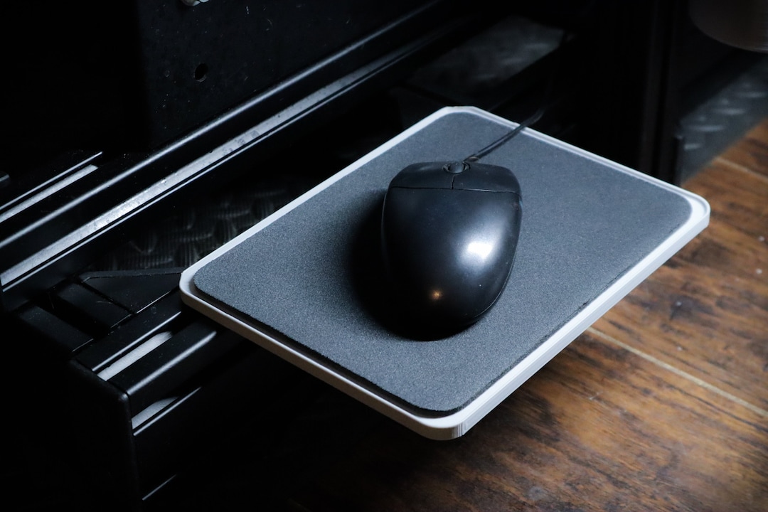 Mouse & Pad Tray (6x8") for SIM Racing Aluminum Profile Rig 8020, 20 ...