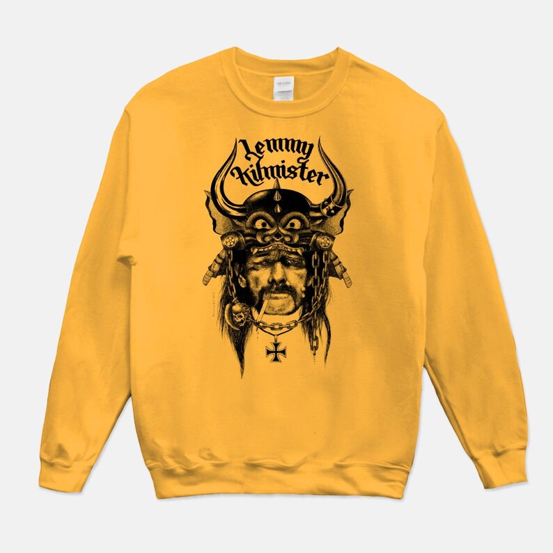 Sweatshirt // Original Drawing Inspired by Lemmy Kilmister // Motorhead ...