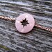 Windrose Compass Bracelet Rose Gold Plated Stainless Steel - Etsy