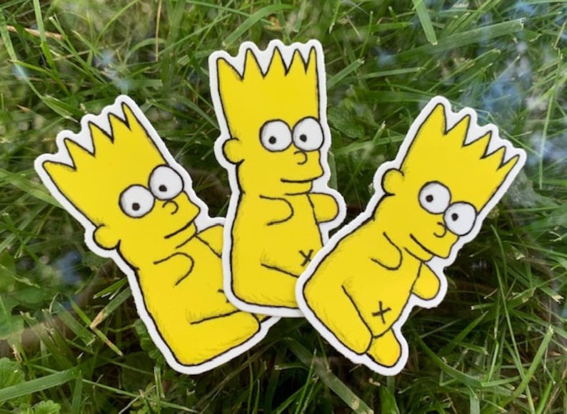 Gummy Bart Simpson Sticker - Etsy