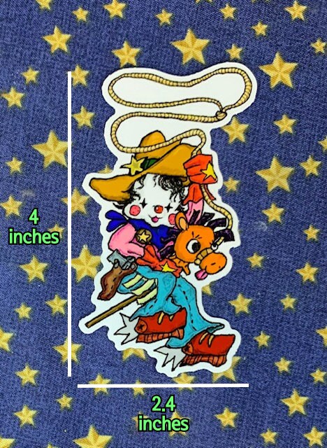 Cowboy Clown Sticker Bundle - Etsy
