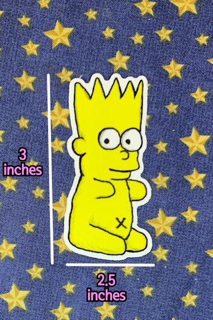 Gummy Bart Simpson Sticker - Etsy