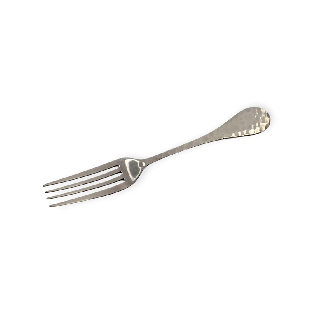 Hammered Fork - William Adams Silverplate Flatware Silverware 7 3/8" - Etsy