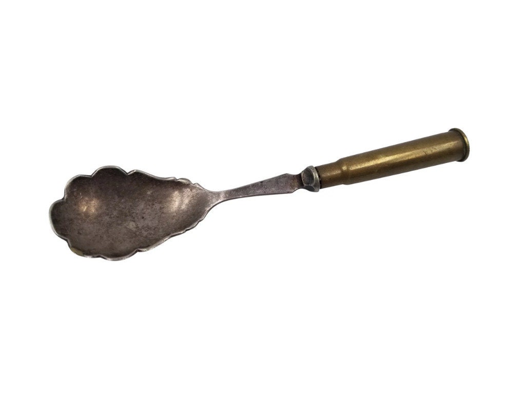 1915 WWI Trench Art Spoon 303 Rifle Cartridge Casing James Dixon ...