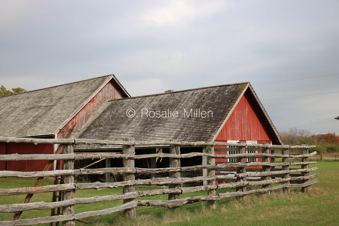 Rustic Barn Photograph: Vintage Farmhouse Wall Art (digital Download ...