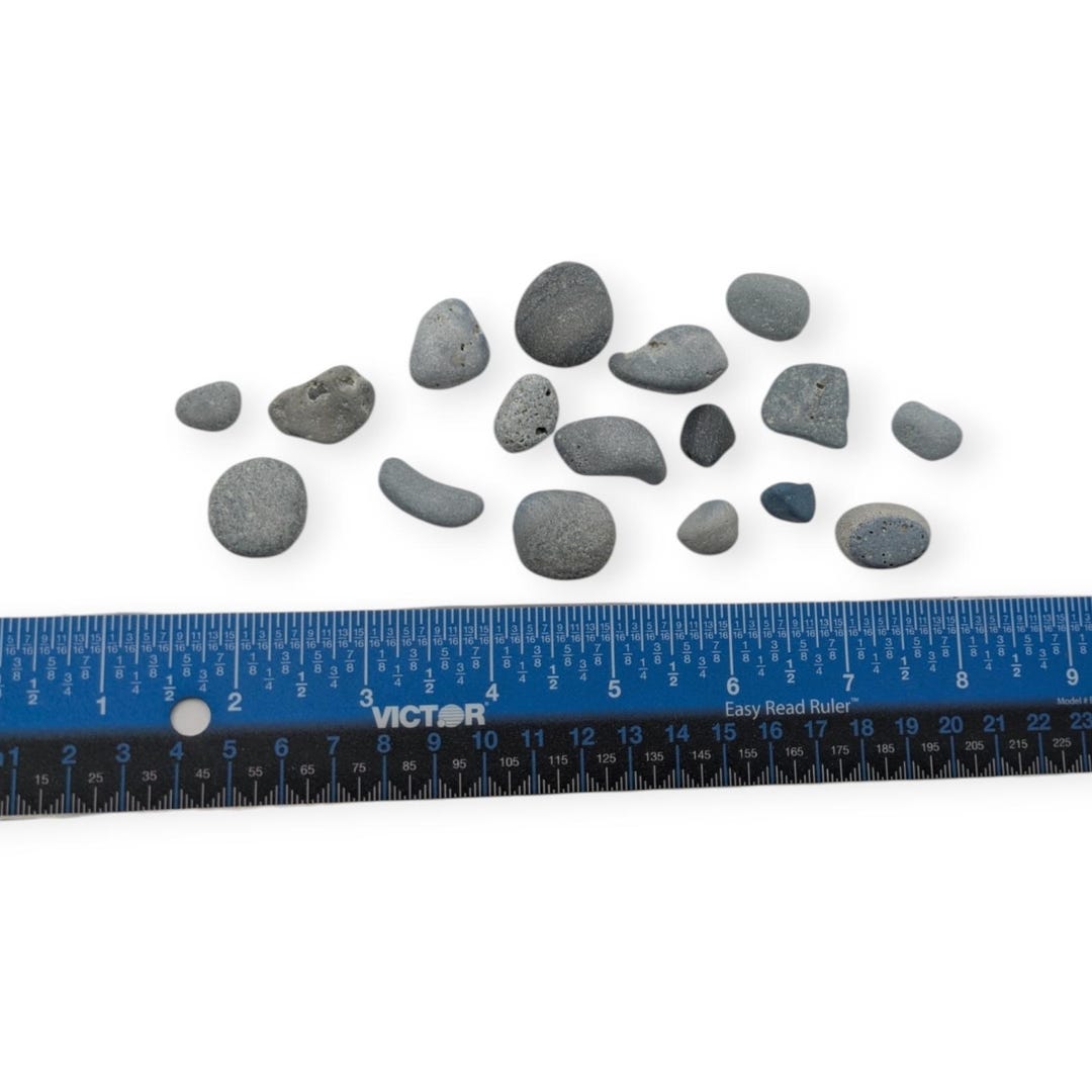 17 Pieces of Leland Blue Stone Mineral Slag Glass From Lake Michigan ...