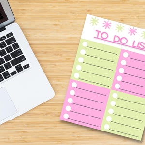 To Do List | Printable Instant Digital Download PDF US Letter A4 A5 ...