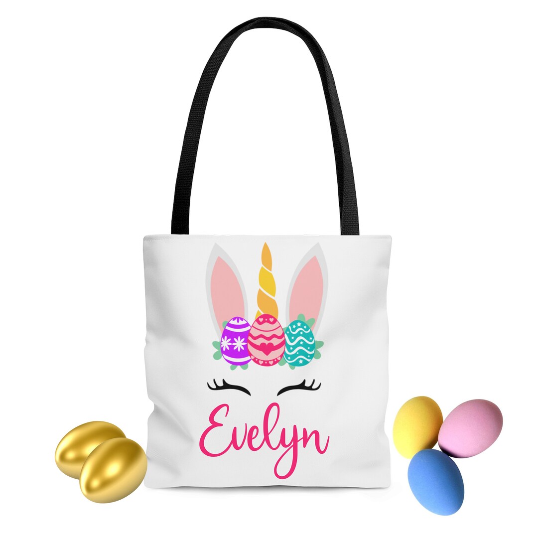 Personalized Easter Tote Bag,easter Bag,easter Tote,custom Easter Tote ...