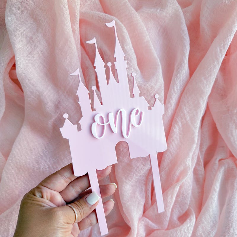 Castle Cake Topper - Etsy