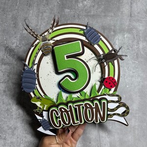 Bug Cake Topper, Bugging Out Cake Topper, Bug Birthday, Insects and ...