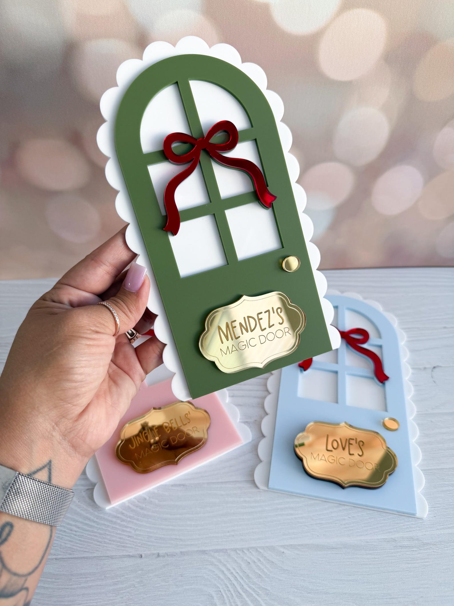 Elf's Magic Door, Christmas Elf Door Personalized - Etsy
