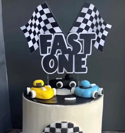 Fast One Birthday Cake Topper Fast One Birthday Fast One - Etsy