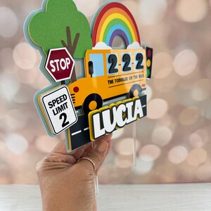 School Bus Cake Topper: Birthday Party Decoration - Etsy