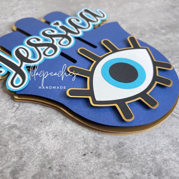 Evil Eye Birthday Cake Topper - Etsy