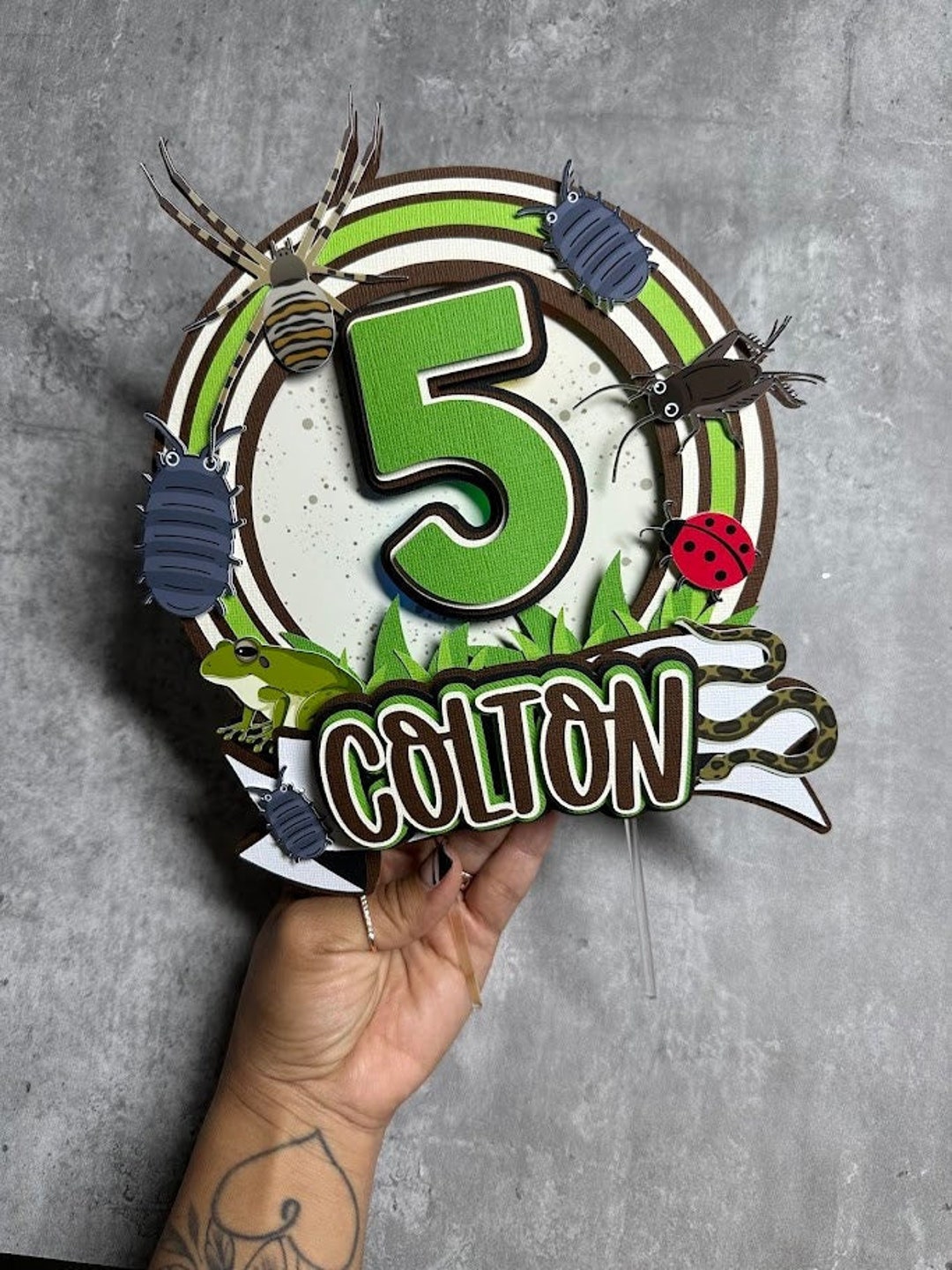 Bug Cake Topper, Bugging Out Cake Topper, Bug Birthday, Insects and ...