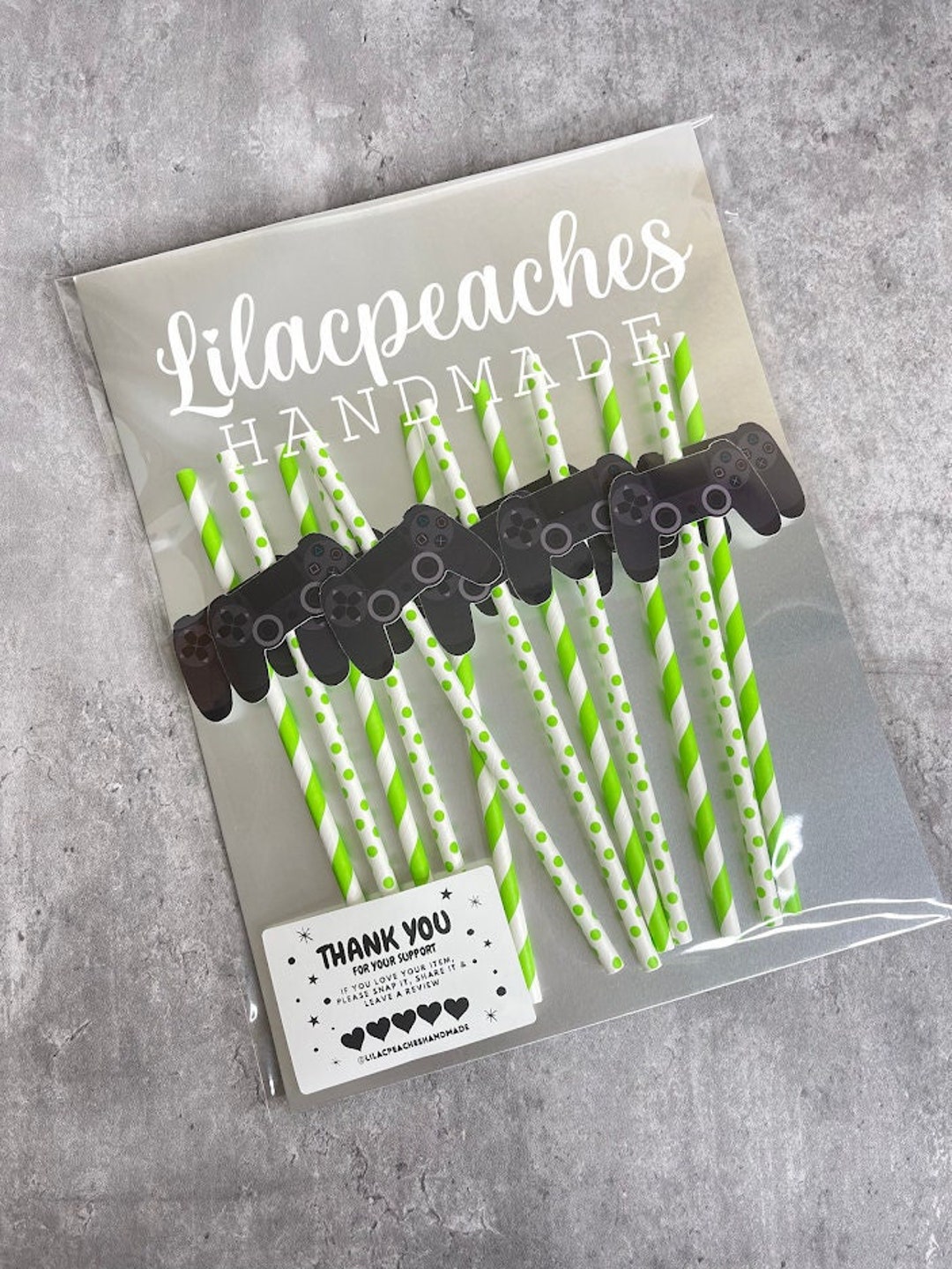 Video Game Controller Paper Straws: Gamer Party Decor (set of 12) - Etsy