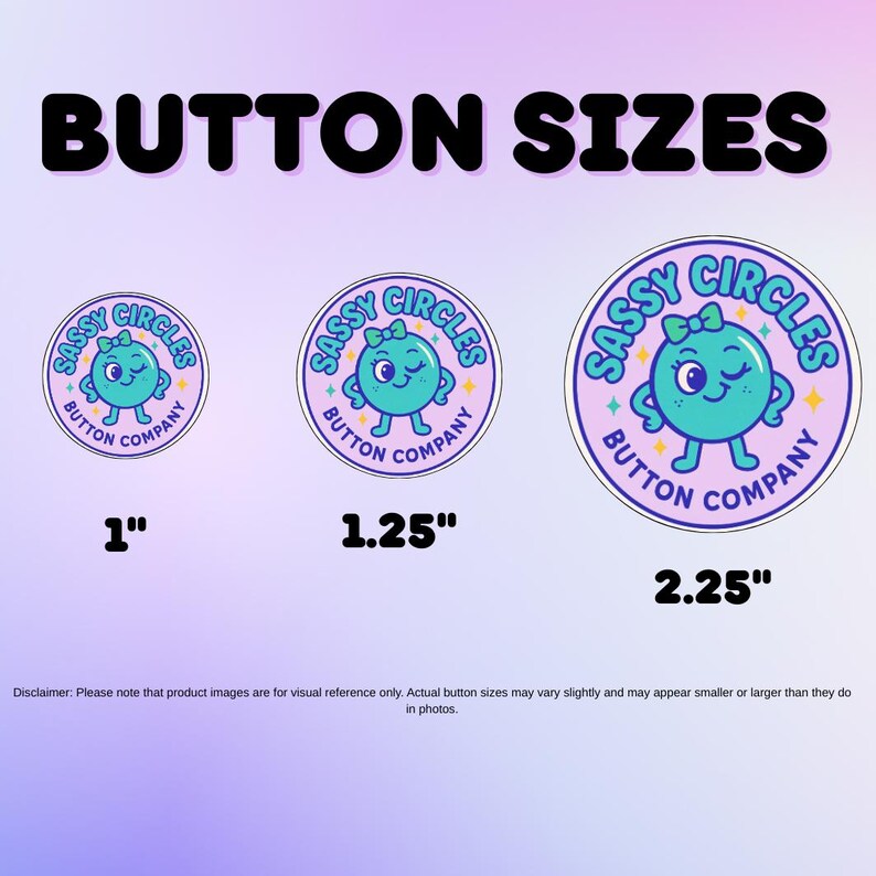 Custom Made Buttons by Sassy Circles - Etsy