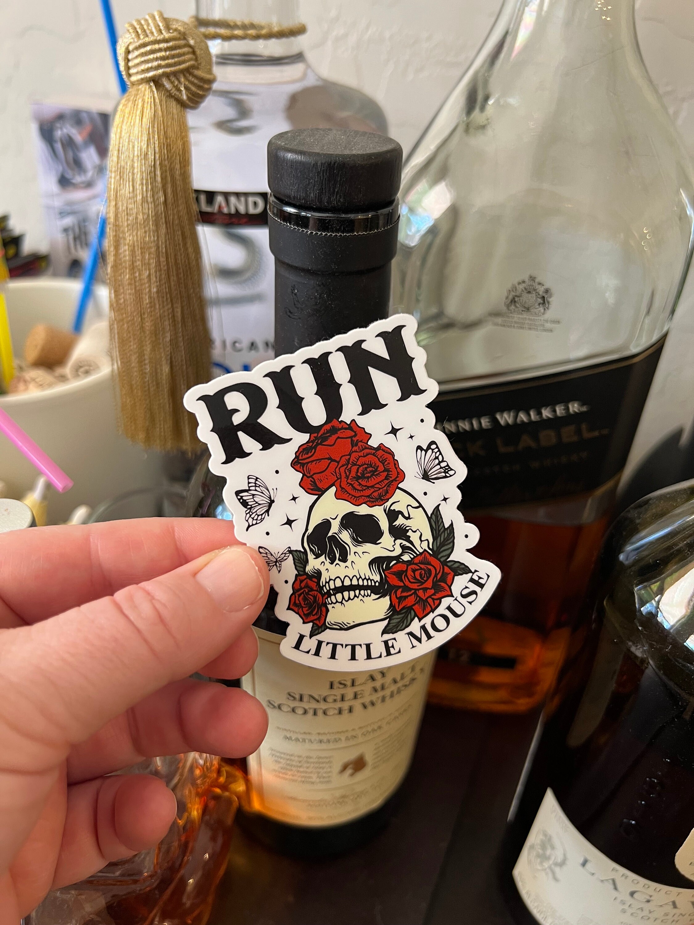 Run Little Mouse Sticker 3 Inch Haunting Adeline Zade Meadows - Etsy