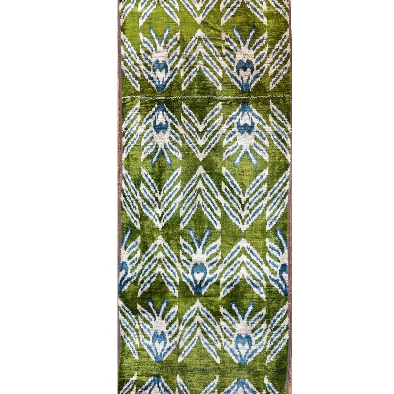 Green Ikat Fabric - Etsy