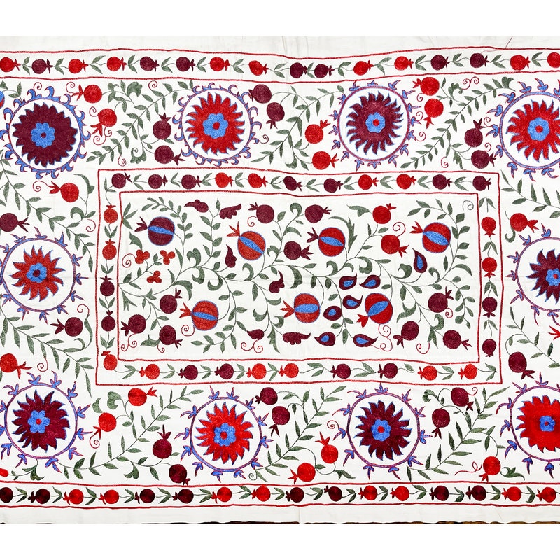Suzani Bed Cover - Etsy
