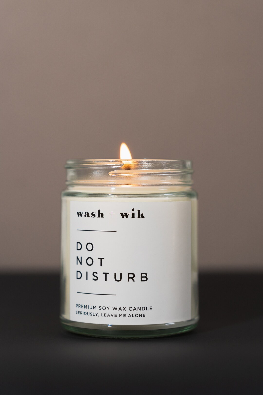 Do Not Disturb Soy Wax Candle | White Tea Candle | Hotel Lobby Candle ...