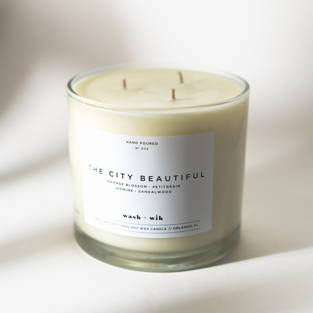 Wash and Wik Two Pound Soy Wax Candle 3 Wick Candle Over 40 Scents FREE ...