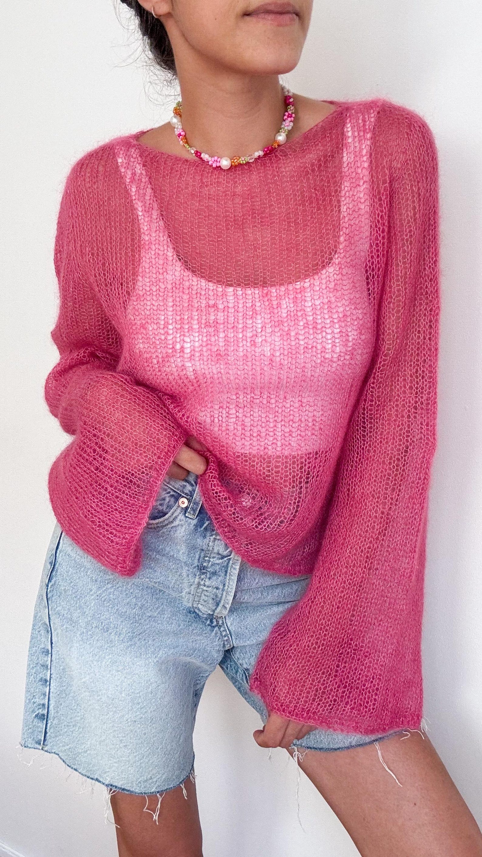 DIGITAL KNITTING PATTERN Pdf File - Sadie Top - Etsy