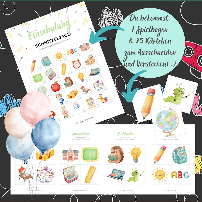 Back-to-school Scavenger Hunt for Kids | Game for the Start of School ...