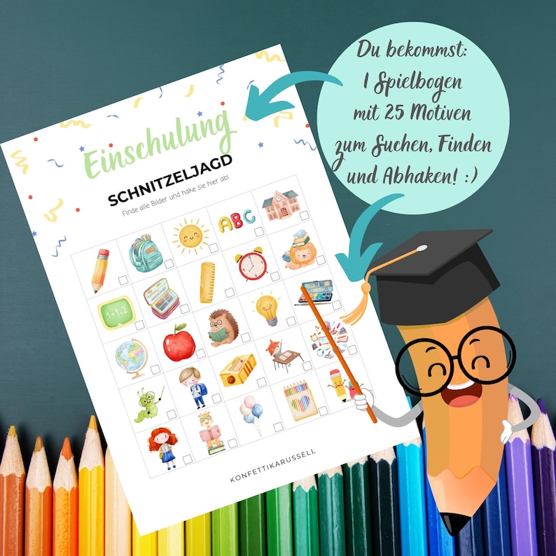 Back-to-school Scavenger Hunt for Kids | Game for the Start of School ...