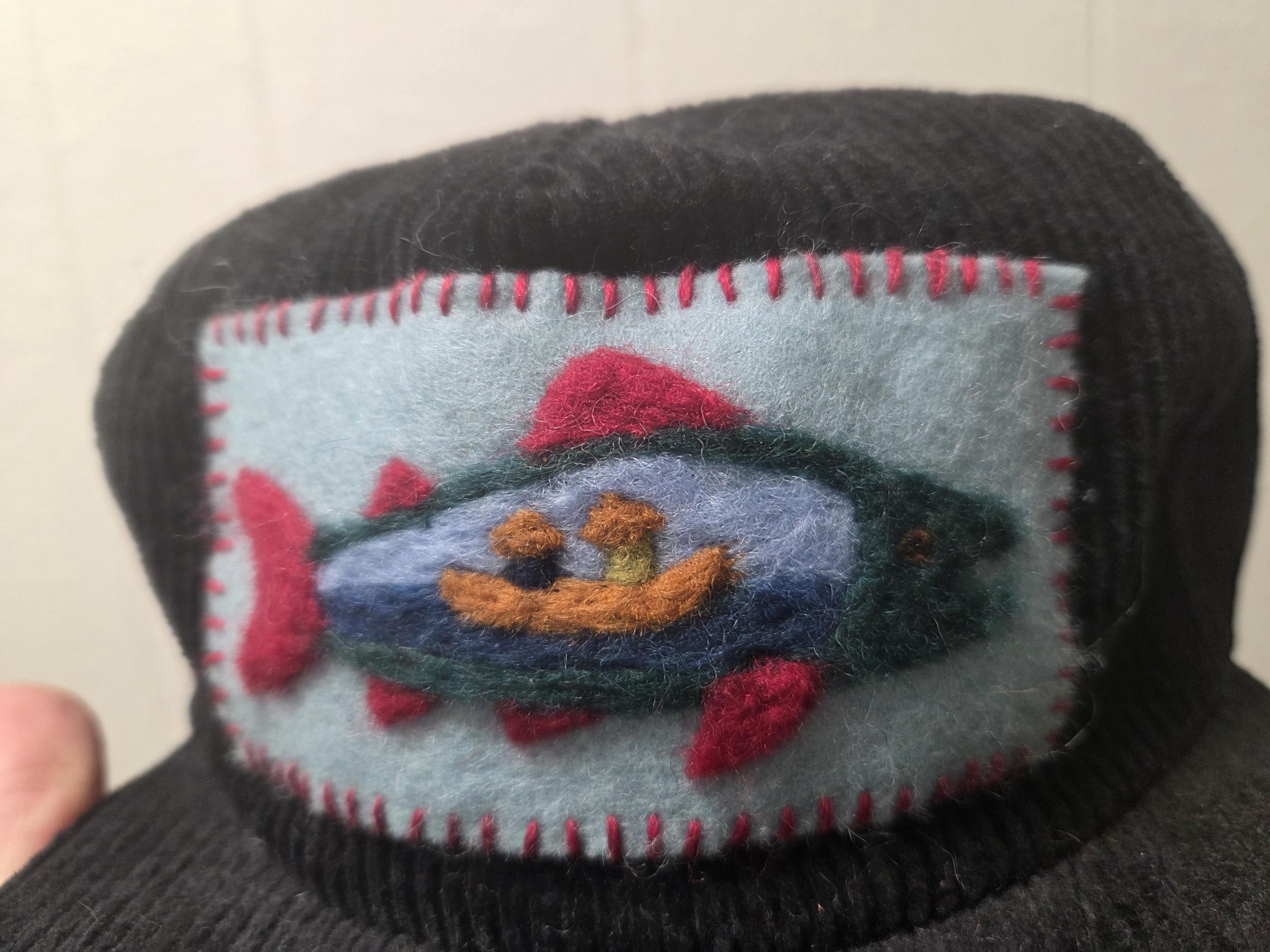 Salmon Canoe Baseball Cap - Etsy
