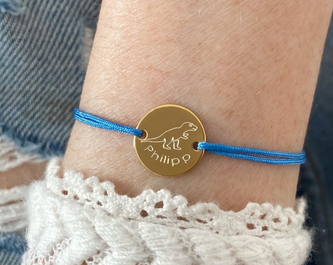 Tyrannosaurs Rex Raptor T-rex Dinosaur Shaped Animal Charm Bracelet in ...