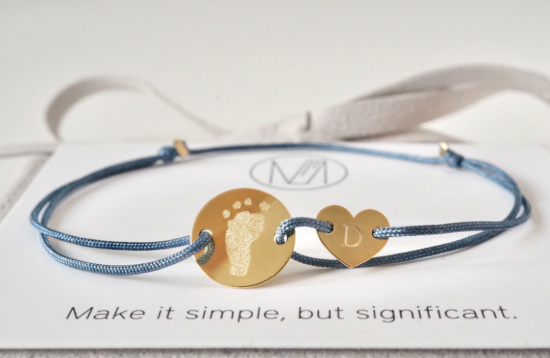 585 14k Real Gold Bracelet Engraving Plate Engraving Personalizable ...