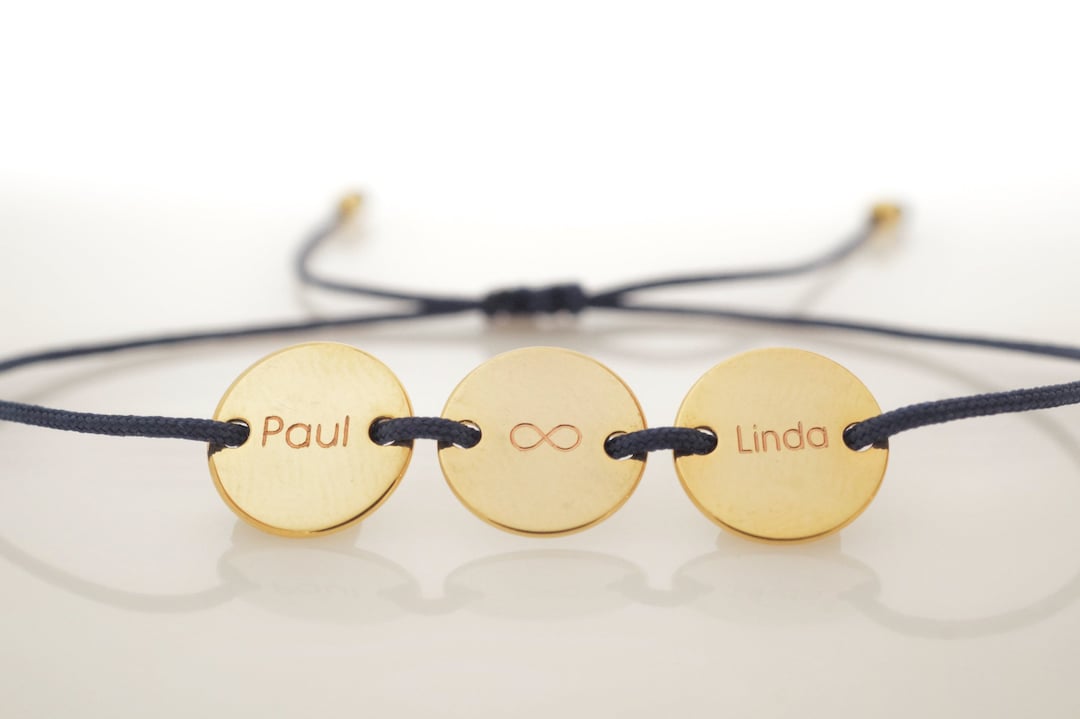 Bracelet Engraving Nylon Adjustable Name Children's Names Engraving ...