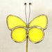 Plant Stake Yellow Butterfly - Etsy