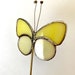 Plant Stake Yellow Butterfly - Etsy