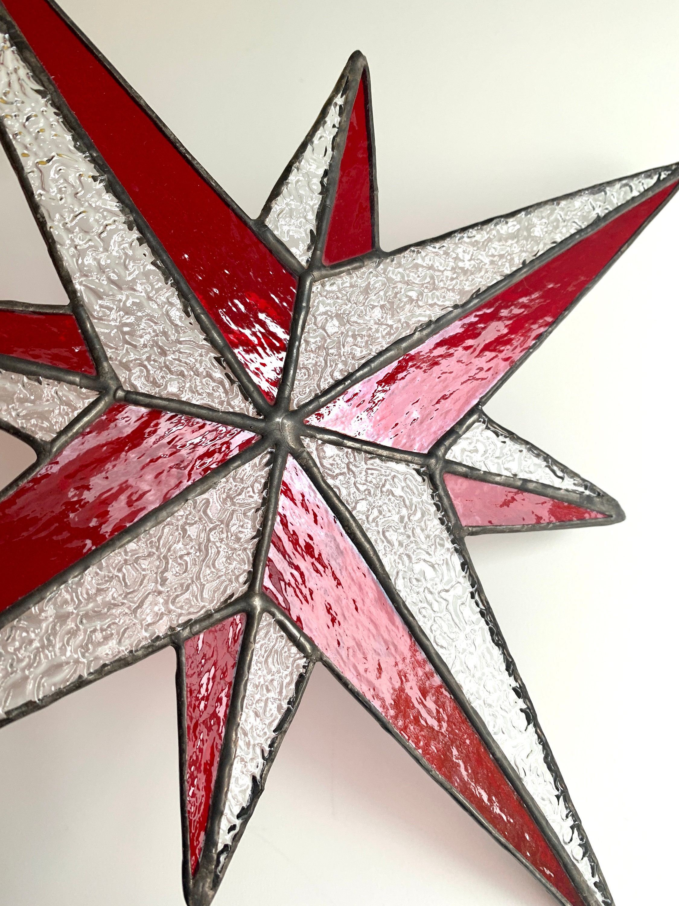 Stained Glass Wind Rose Handmade | Etsy