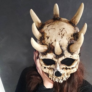 HESTRUM Handmade Demon King Mask - Etsy
