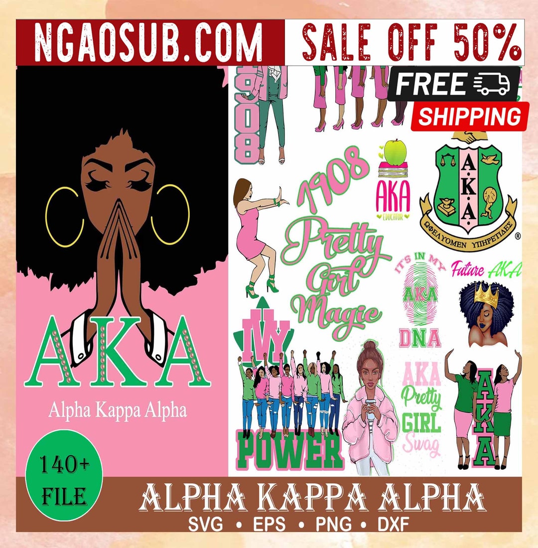 140 Alpha Kappa Alpha Bundle Png, Alpha Kappa Alpha Pretty Girl Queen ...