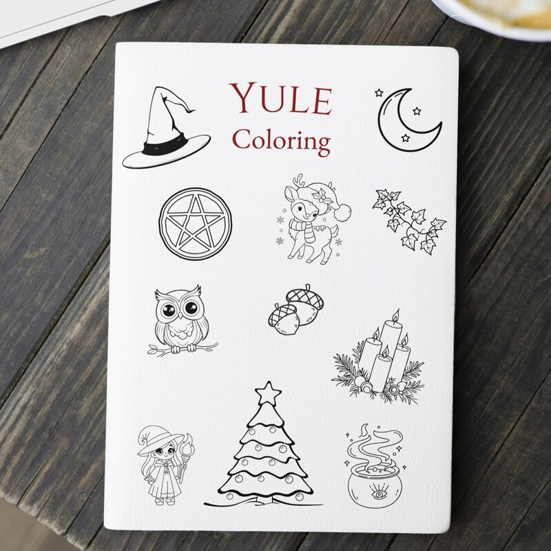 Coloring Pages for Yule - Etsy