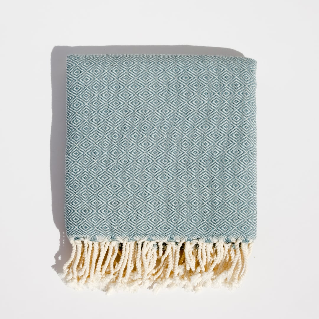 Turkish Bath Towel Sarong | Large, Lightweight Spa Towel With Tassels ...