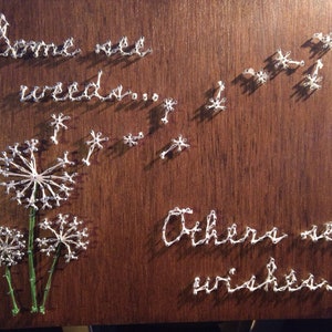 Dandelion String Art - Etsy