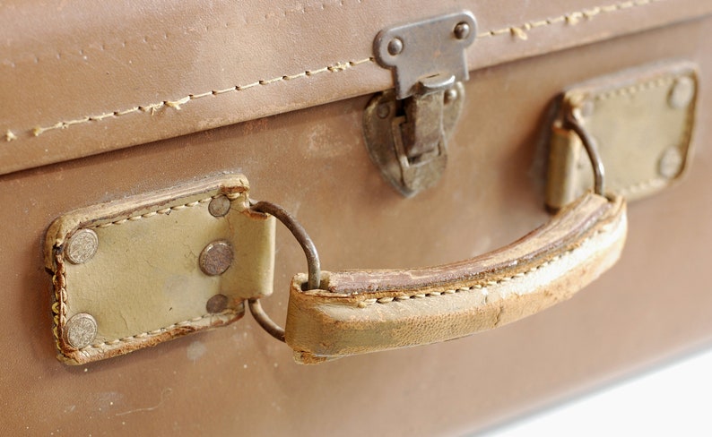 Vintage French Travel Suitcase, Large Luggage ,brand Design, French ...